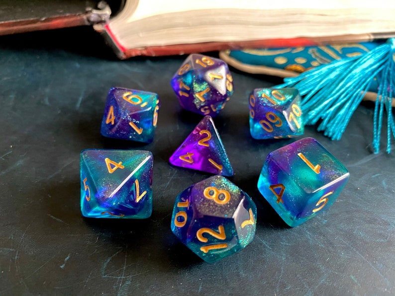 Water SPRITE Dnd Dice Set for Dungeons and Dragons TTRPG d20 | Etsy