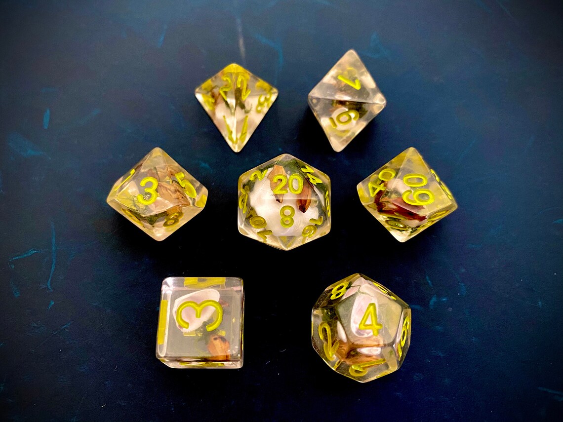 DRUID RITUAL Dnd Dice Set 4 Dungeons and Dragons D20 - Etsy