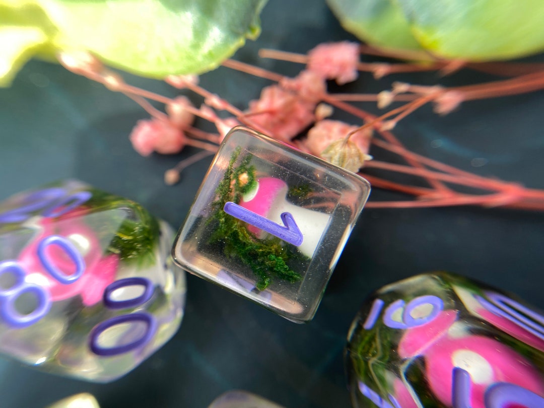 Magic Mushroom Dice, Dnd Dice Set for Tabletop Gaming Dungeons and ...