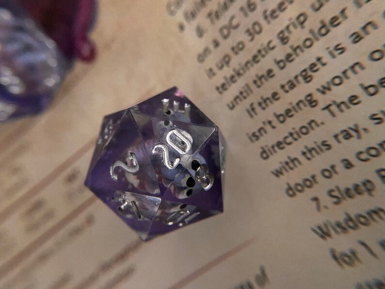 Beholder D20 Dnd Dice HANDMADE D20 Dice Miniature Beholder - Etsy