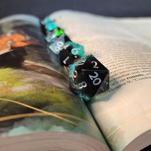 Tidal Wave Dnd Dice Set Handmade Sharp Edge for Tabletop Role Playing ...