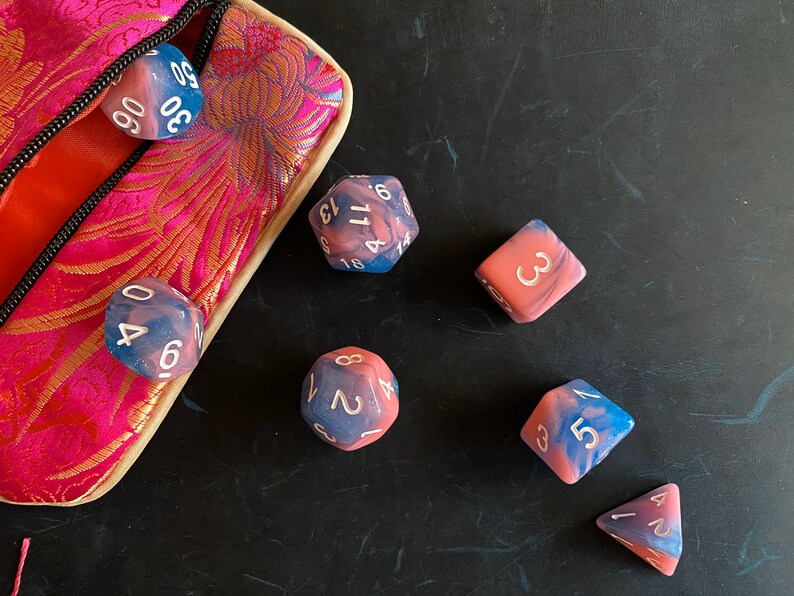 Cotton Candy DND Dice Set for Dungeons and Dragons TTRPG D20 - Etsy