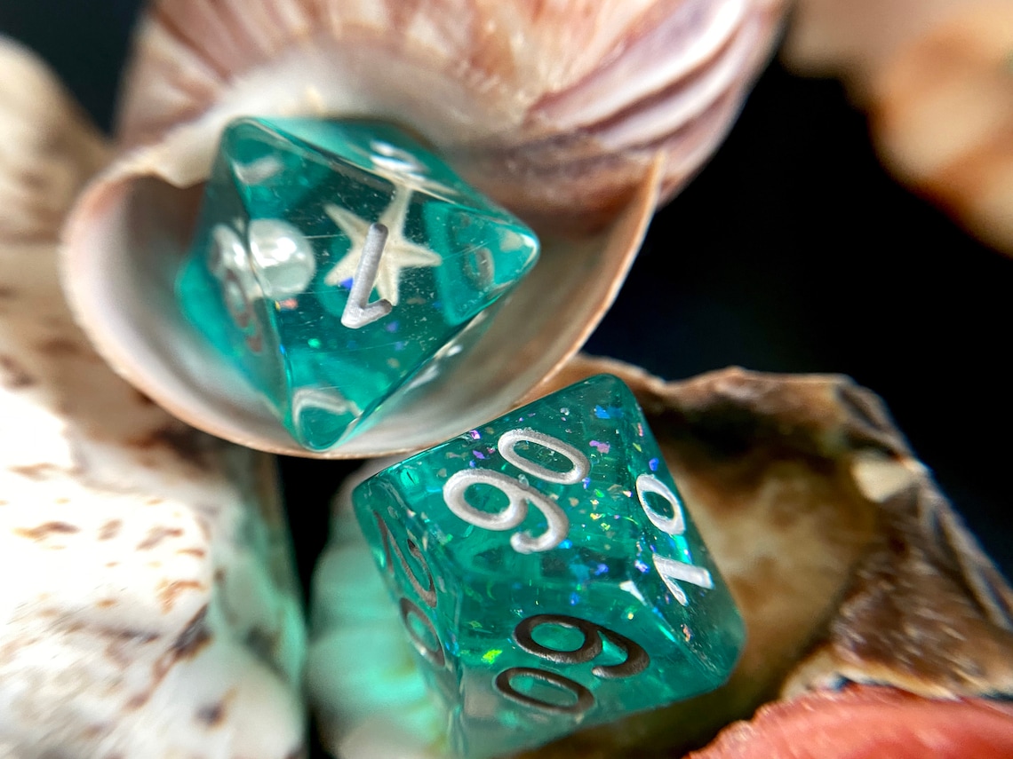 SEA STAR Dnd Dice Set for Dungeons and Dragons Ttrpg | Etsy