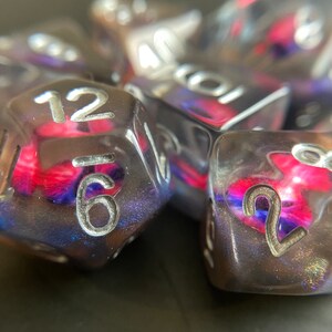 Eye Dnd Dice Set for Dungeons and Dragons TTRPG, Polyhedral Dice Set ...
