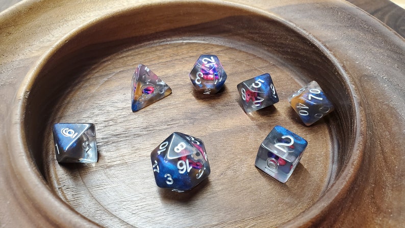 Eye Dnd Dice Set for Dungeons and Dragons Ttrpg Polyhedral | Etsy