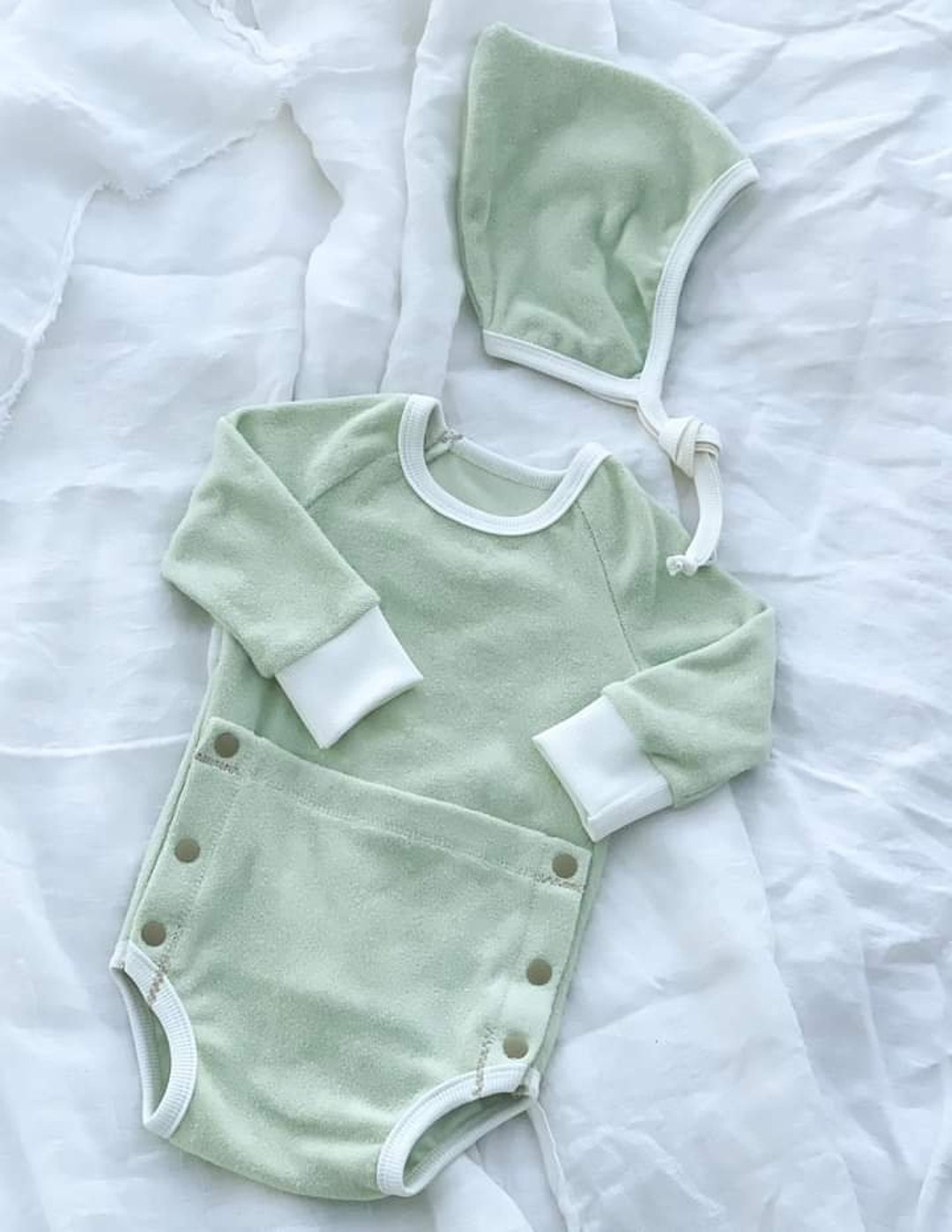 Front Flap Snap Baby Onesie Romper Pdf Sewing Pattern - Etsy