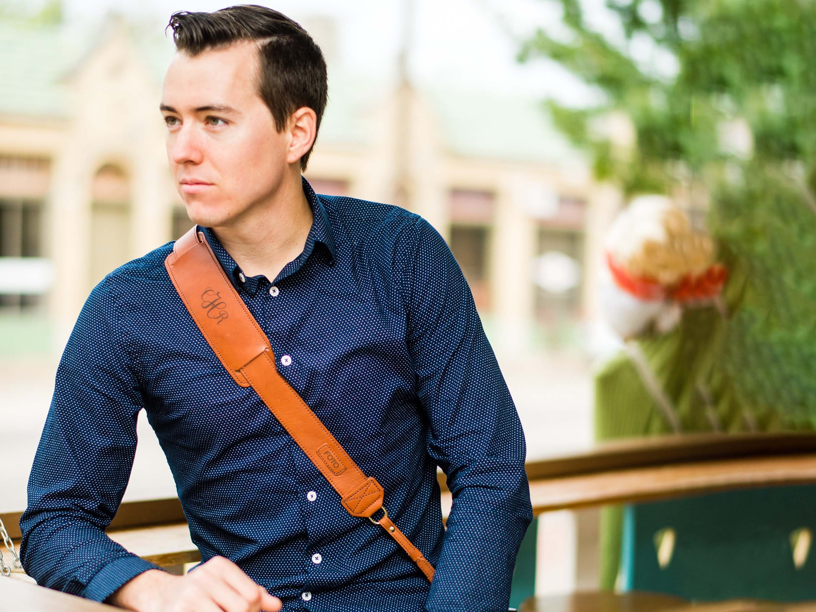 Personalized Leather Camera Strap Guy Photographer Gift DSLR Camera ...