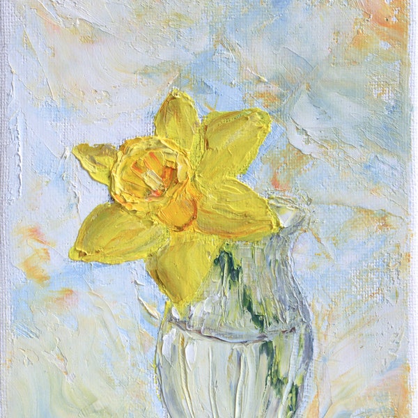 Daffodil Painting - Etsy