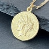 St.george Silver Coin Necklace - Etsy