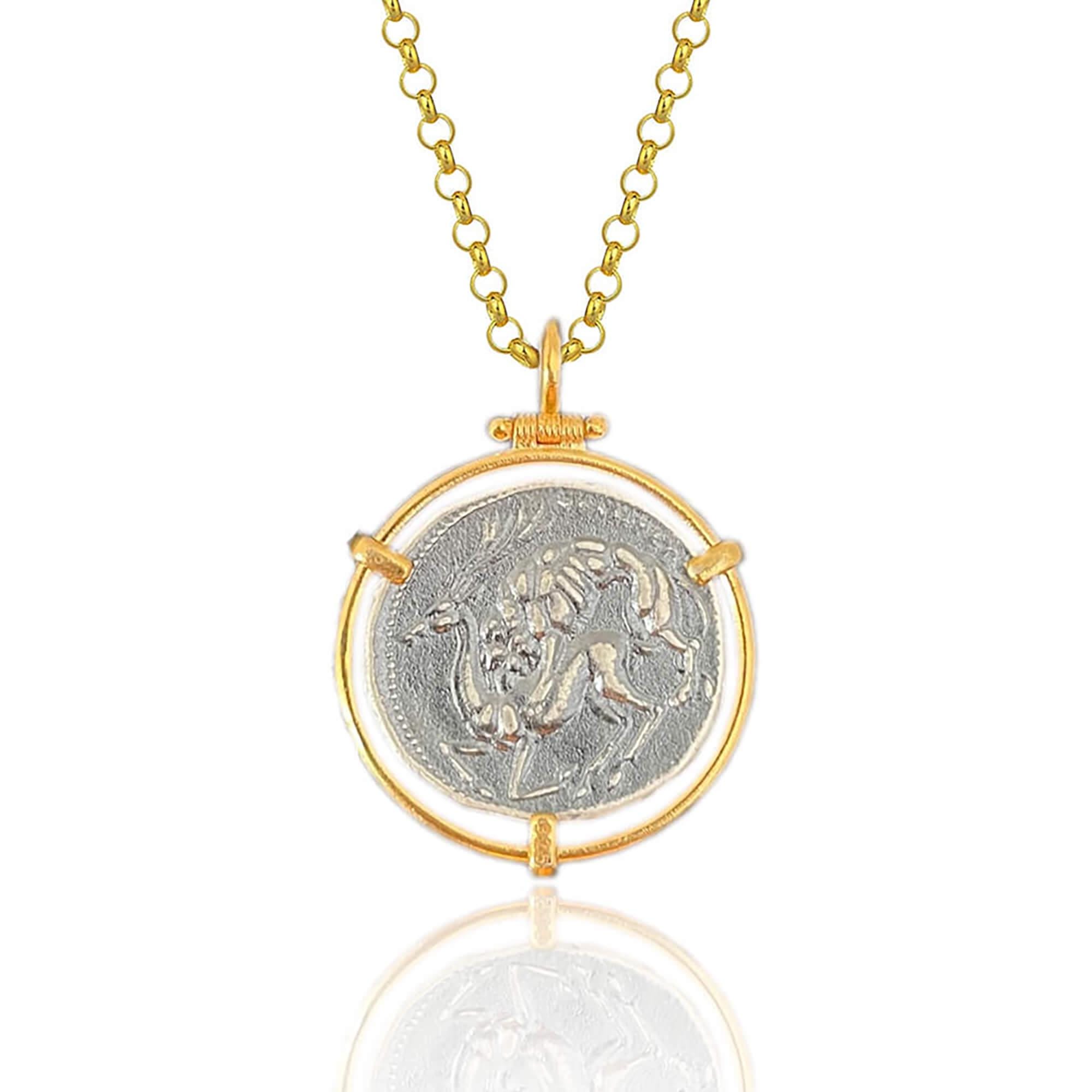 Ares God of War Ancient Coin Necklace – Inspired by the Hellenistic Era ...