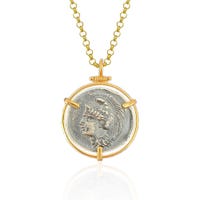 Ares Medallion: Engraved Greek God of War Pendant, Sterling Silver or ...