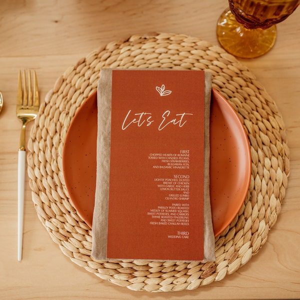 Place Cards With Leather Cord - Etsy