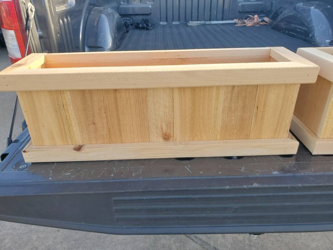 Window Box Made From Western Red Cedar. - Etsy