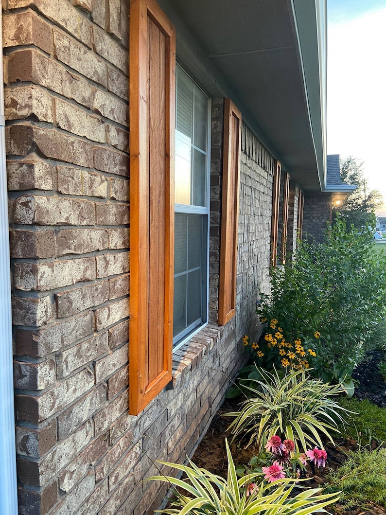 Rustic Farmhouse Cedar Shutters - Etsy
