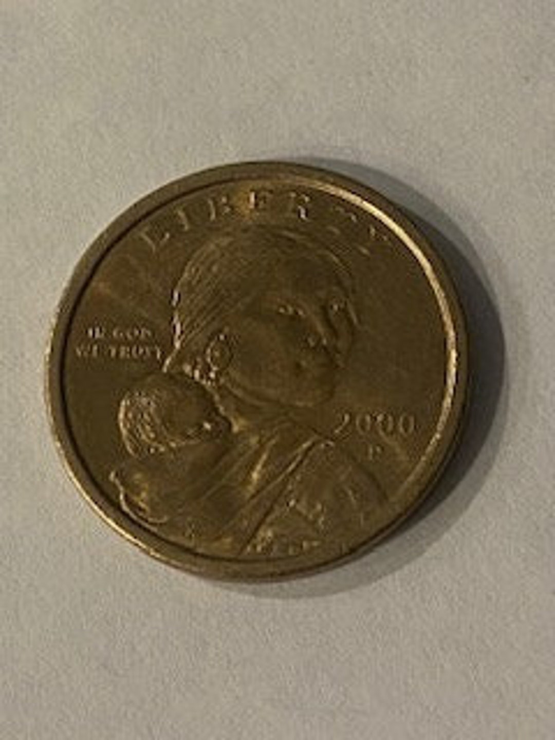 Sacagawea 2000 D Gold Dollar Coin - Etsy