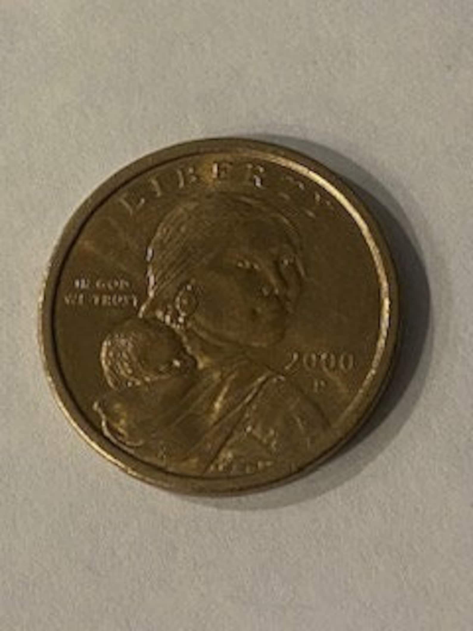 Sacagawea 2000 D Gold Dollar Coin - Etsy