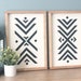 Boho Farmhouse Style Framed Sign Modern Boho Farmhouse Tribal Pattern ...