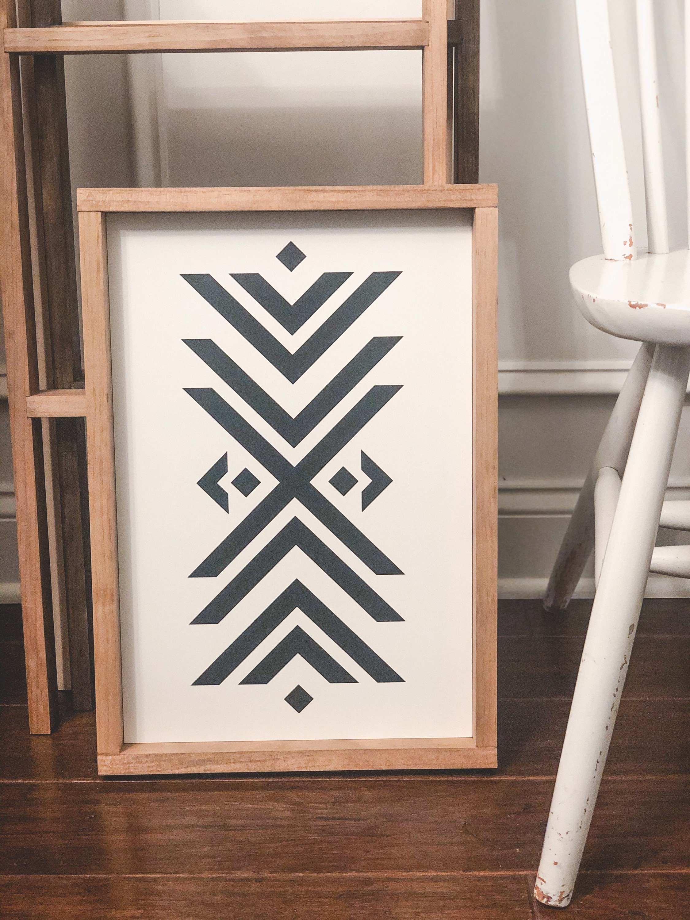 Boho Home Decor Boho Pattern Framed Sign Modern Boho Farmhouse Tribal ...