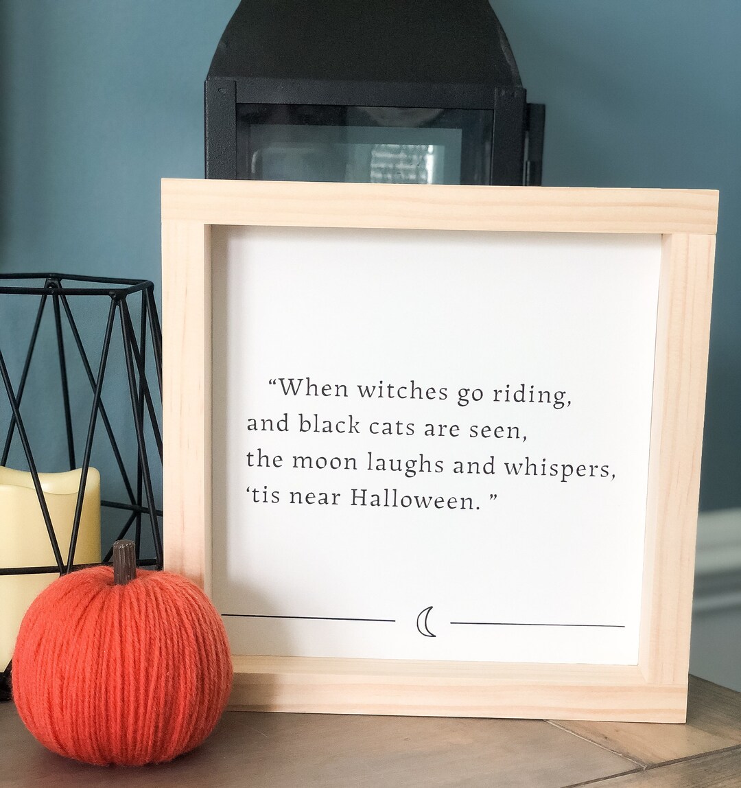 When Witches Go Riding| Halloween Sign| October Home Decor| Halloween ...