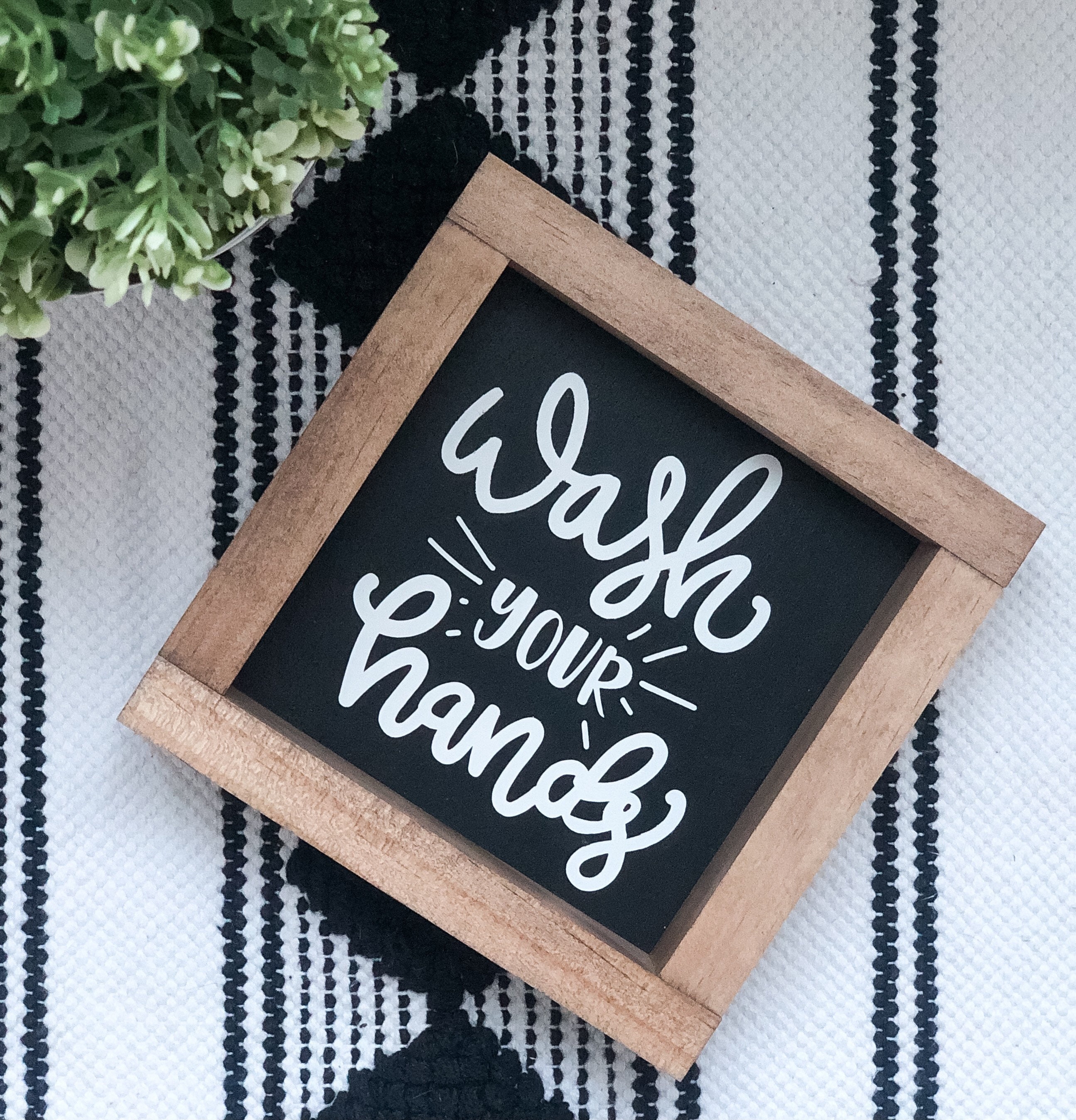 Wash Your Hands Sign Bathroom Decor Funny Bathroom Sign Modern ...