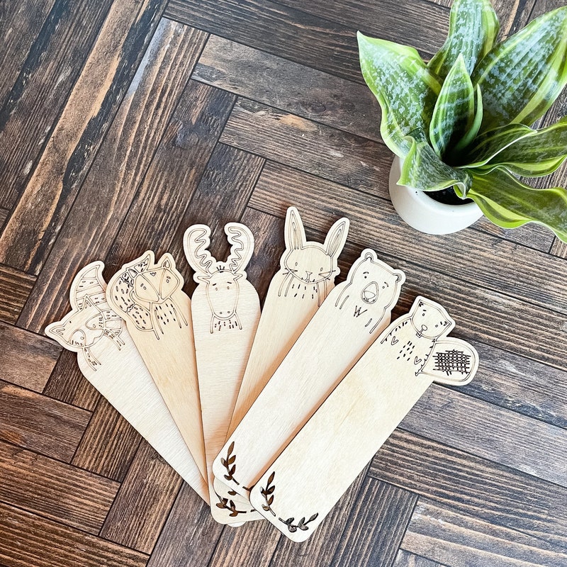 Wood Bookmark - Etsy