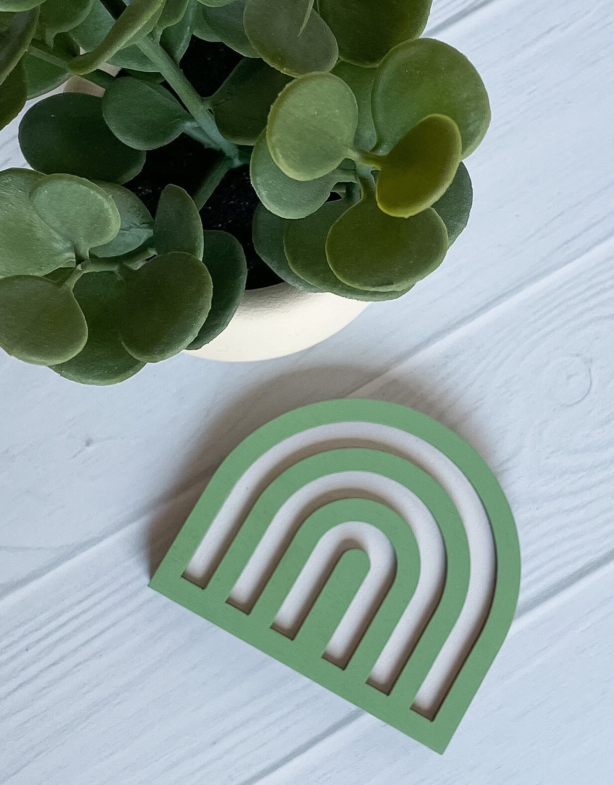 Wood Rainbow Boho Home Decor Set, Preschool Classroom Decor, Wooden ...