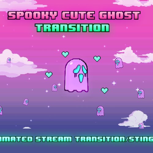 Animated Spooky Cute Stream Transition Animated Twitch - Etsy