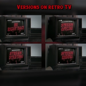 Animated Horror Twitch Screens Retro Horror Movie Halloween Loading ...