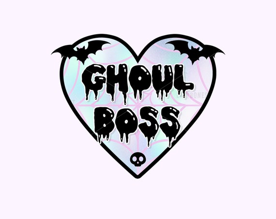 Ghoul Boss Pastel Goth Printable Pastel Halloween Digital | Etsy
