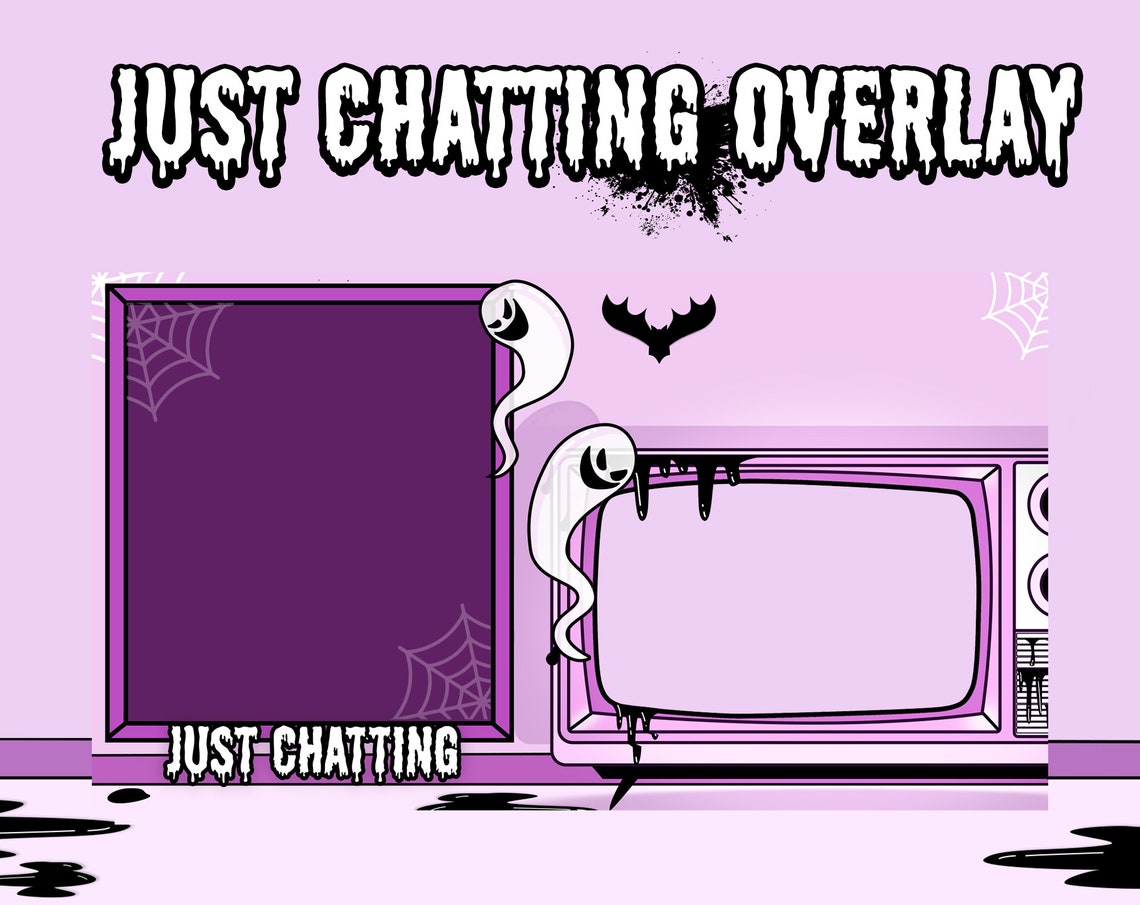 Spooky Pastel Goth Stream Package | Twitch Stream Package | Stream ...