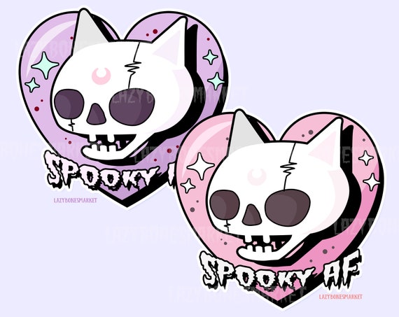 Pastel goth Clipart Printable PNG Spooky Pastel | Etsy