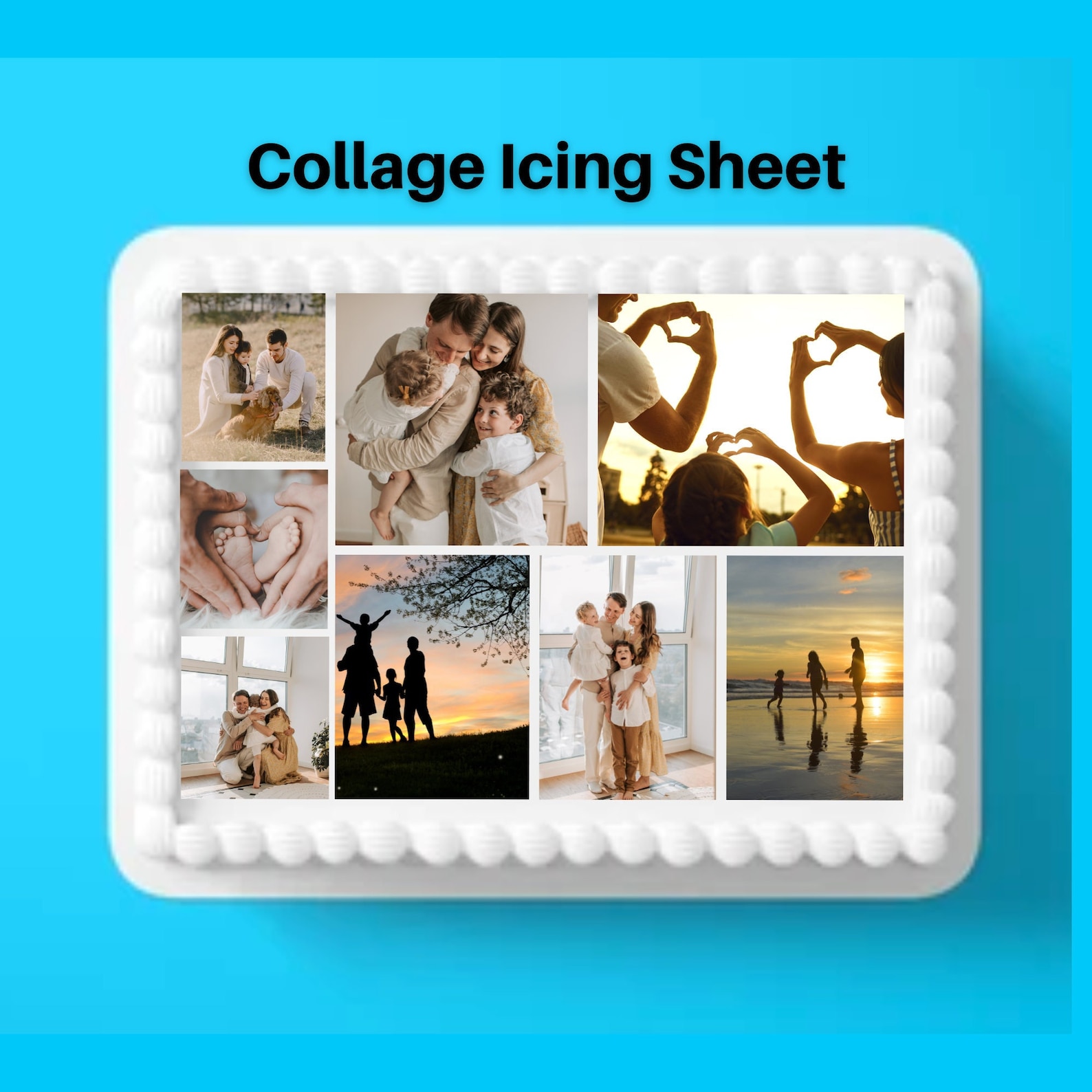 Collage Icing Sheet Edible Photos Edible Images Edible Cake - Etsy UK
