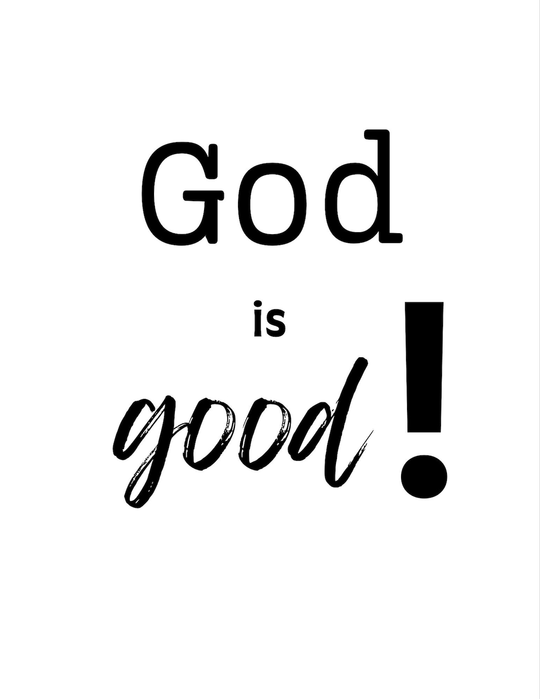 God is Good Png Instant Download - Etsy