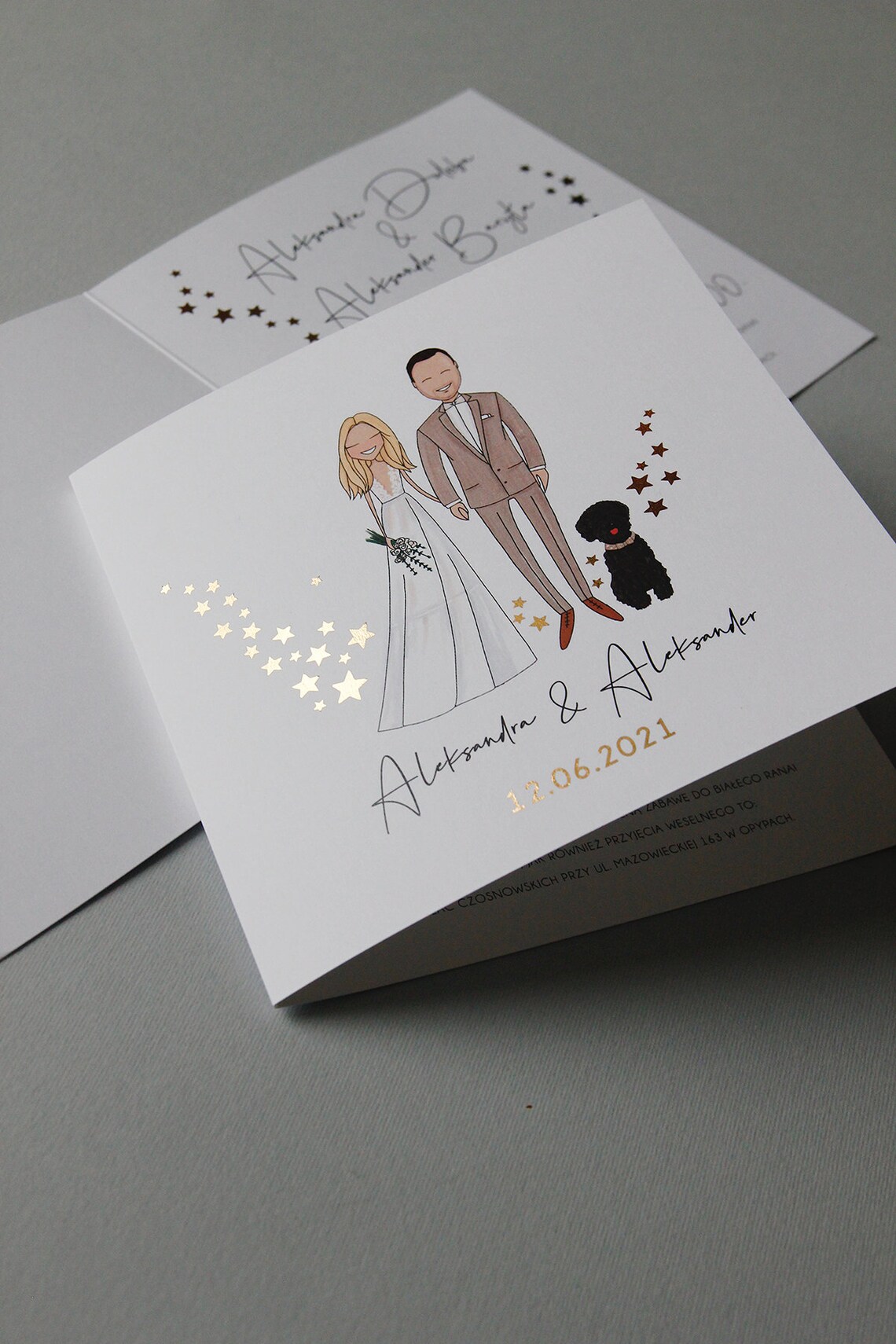Wedding invites personalised wedding invitation illustrated | Etsy