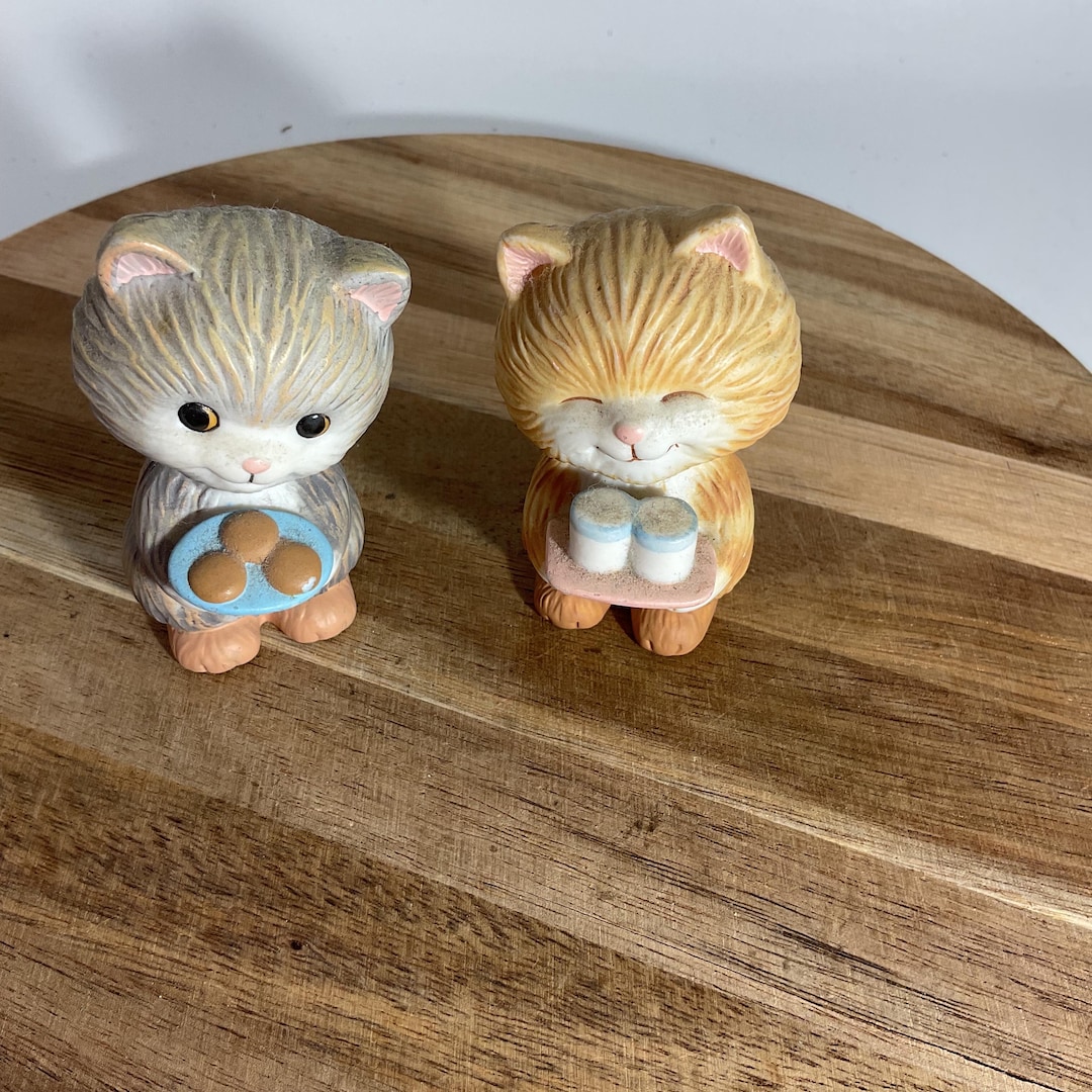 1992 AVON Pair of Kitty Cat Figurines 2.25” - Etsy