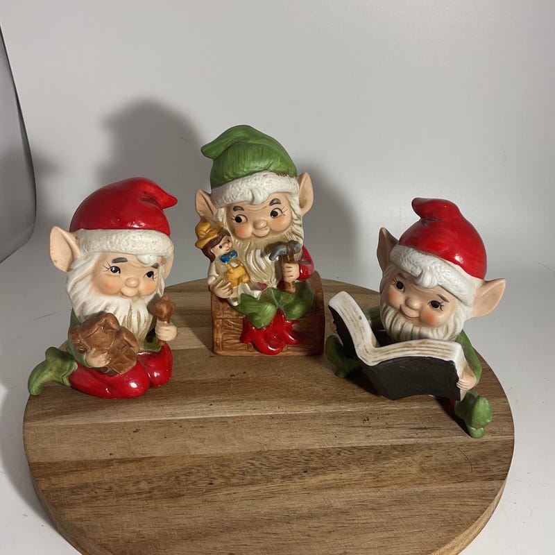 Homco Elves - Etsy
