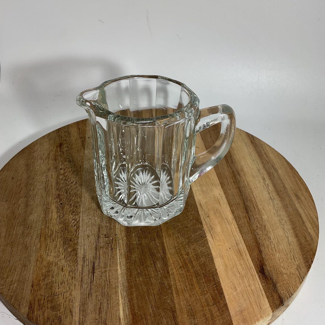 3” Indiana Glass Individual Creamer Pressed Glass (BB) - Etsy