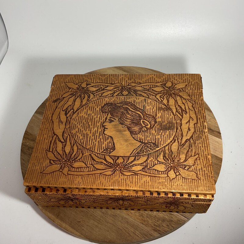Pyrography Box - Etsy