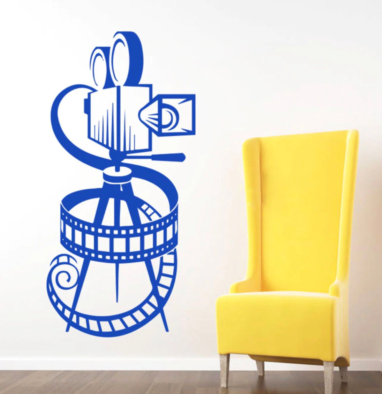 Cinema Wall Decal, Film Wall Sticker, Gifts for Film Students ...