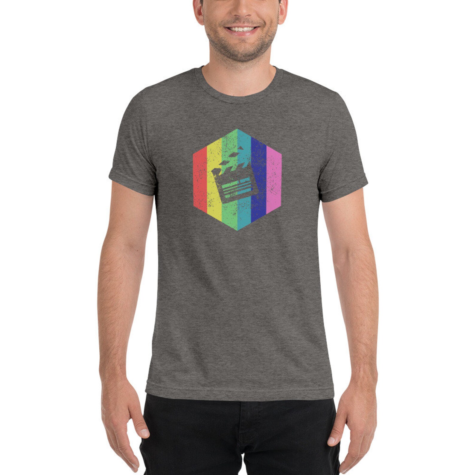 Filmmaker Gift, Filmmaking T Shirt, Colors Clapperboard | LGBT ...