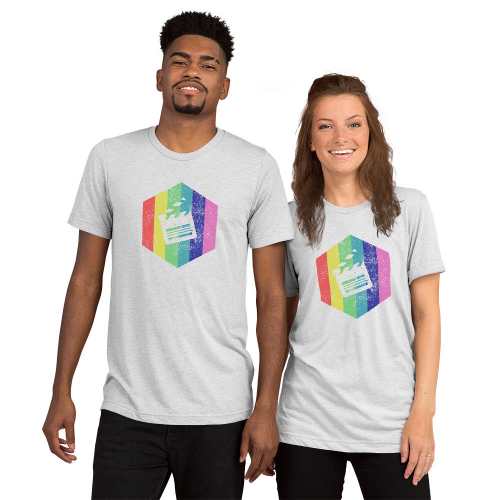 Filmmaker Gift, Filmmaking T Shirt, Colors Clapperboard | LGBT ...