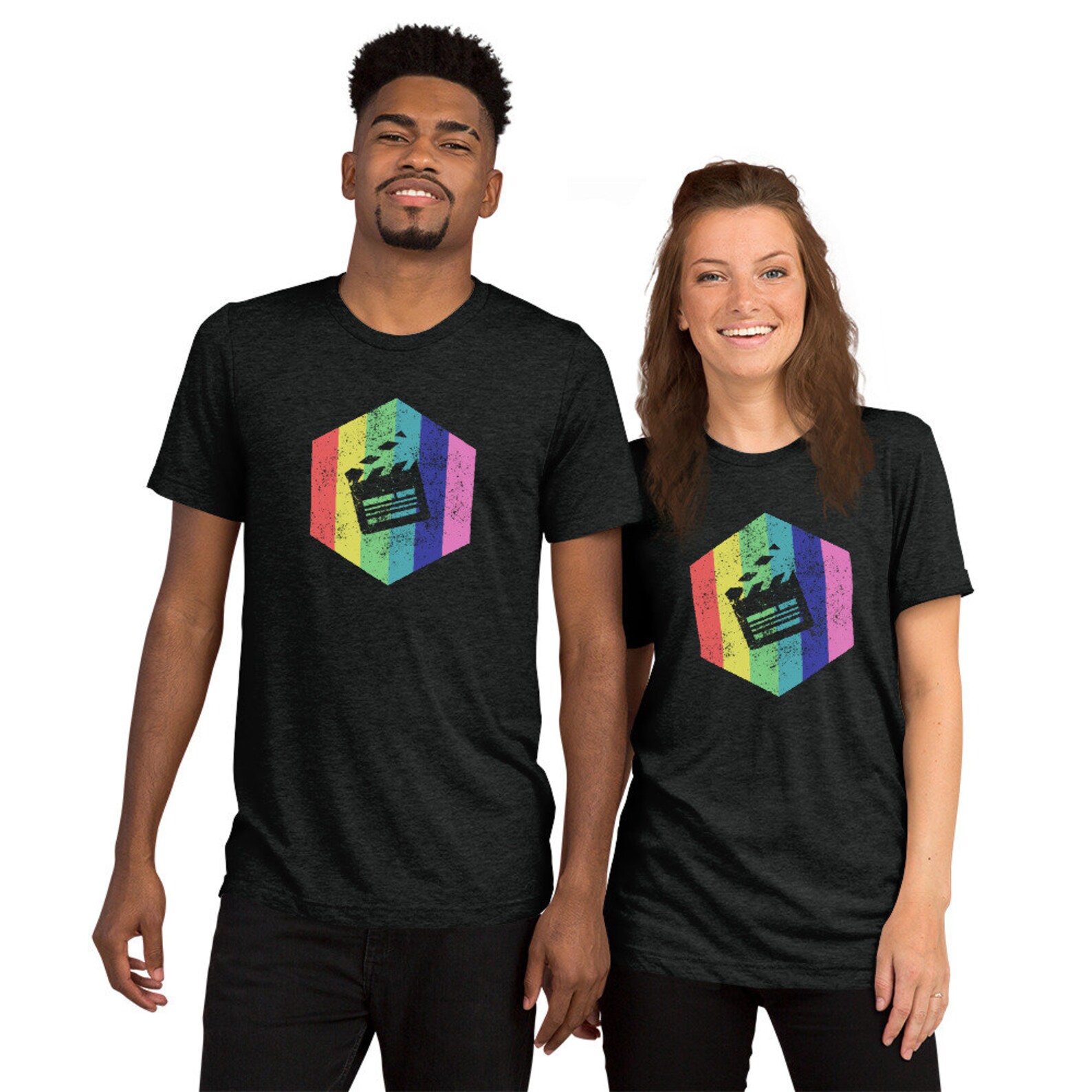 Filmmaker Gift, Filmmaking T Shirt, Colors Clapperboard | LGBT ...