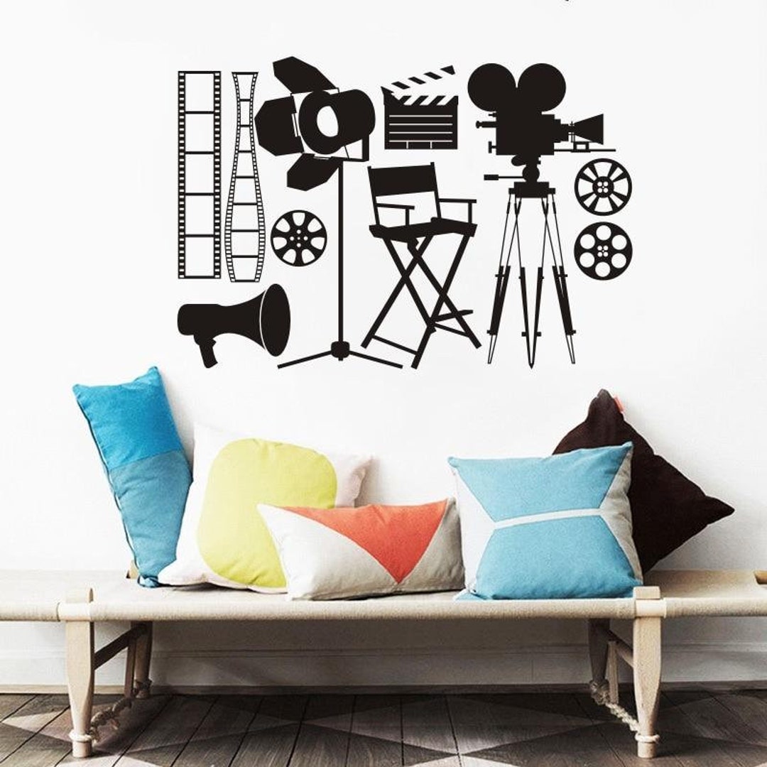 Cinematographer Wall Decal, Cinema Wall Art, Gifts for Film Students ...