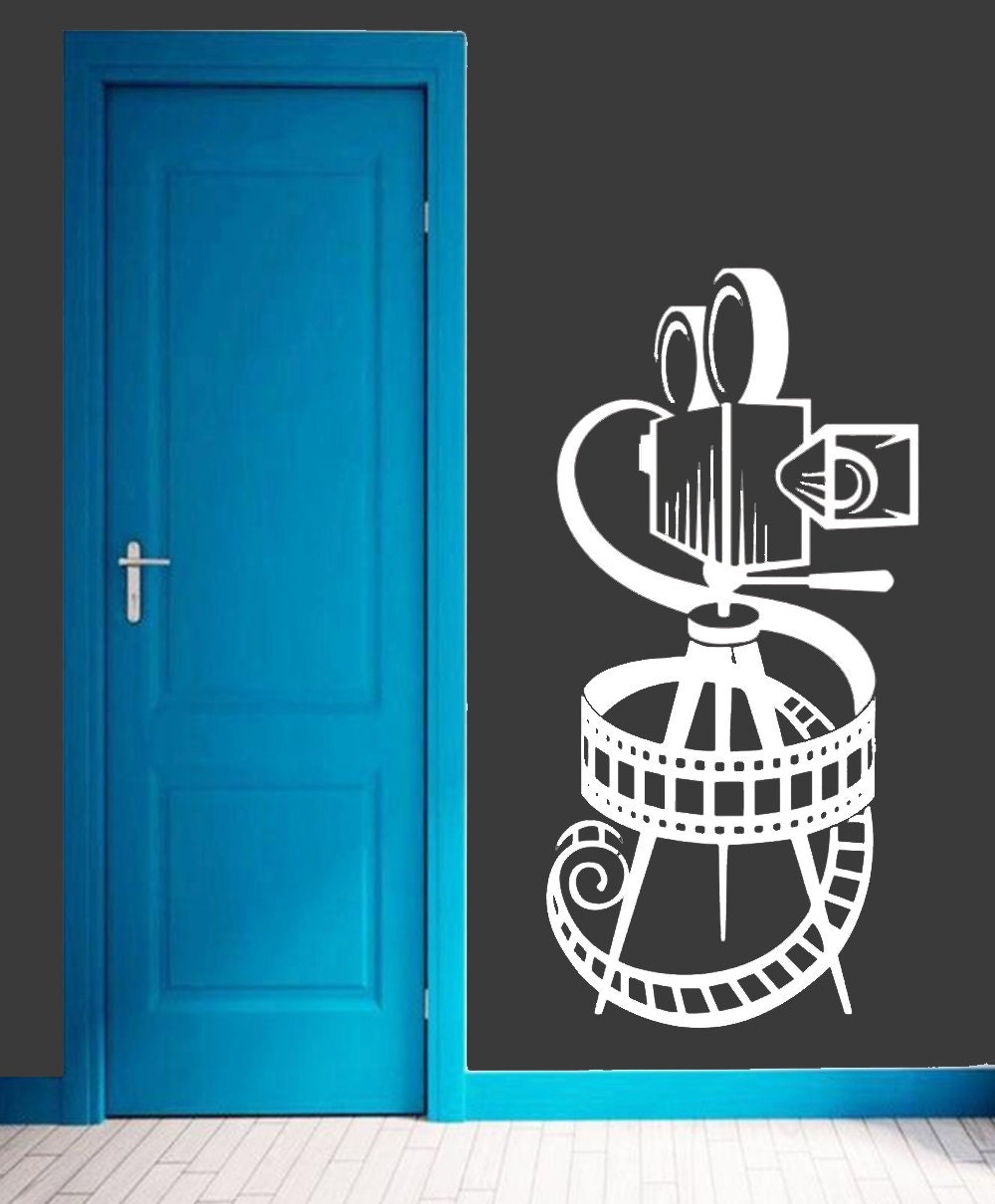 Cinema Wall Decal, Film Wall Sticker, Gifts for Film Students ...