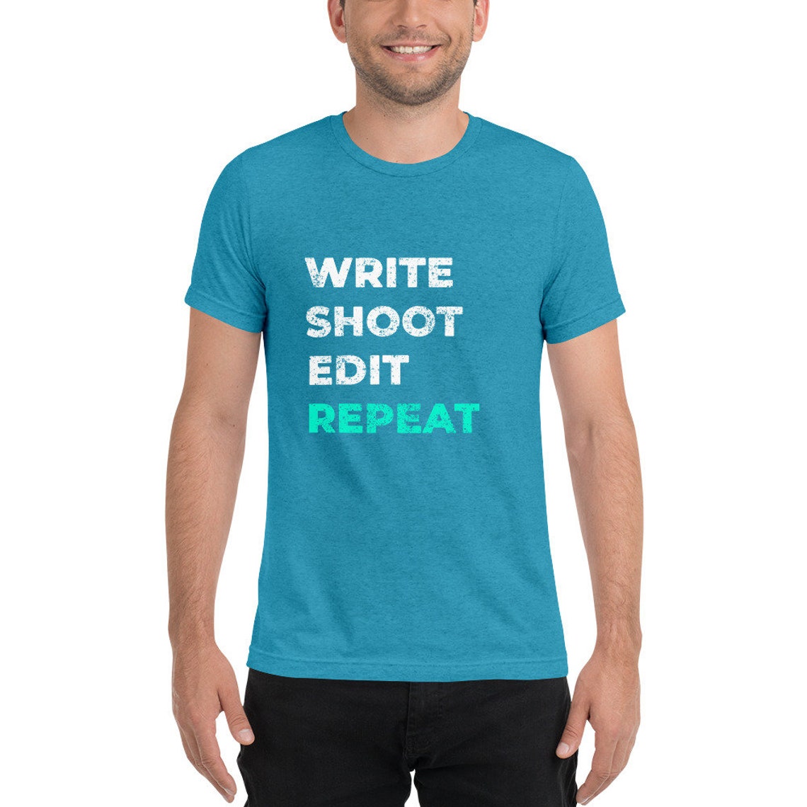 Filmmaker Gift Write Shoot Edit Repeat Filmmaker T-shirt - Etsy