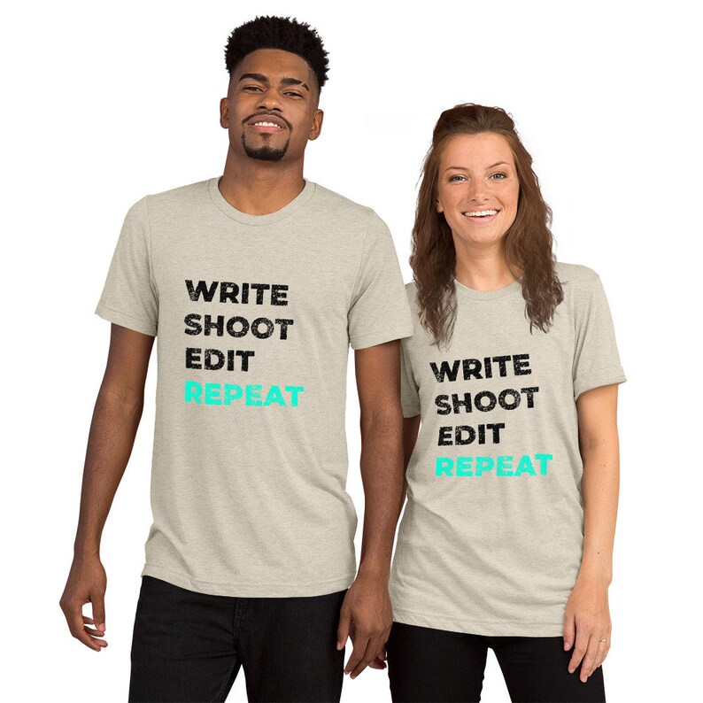 Filmmaker Gift Write Shoot Edit Repeat Filmmaker T-shirt - Etsy
