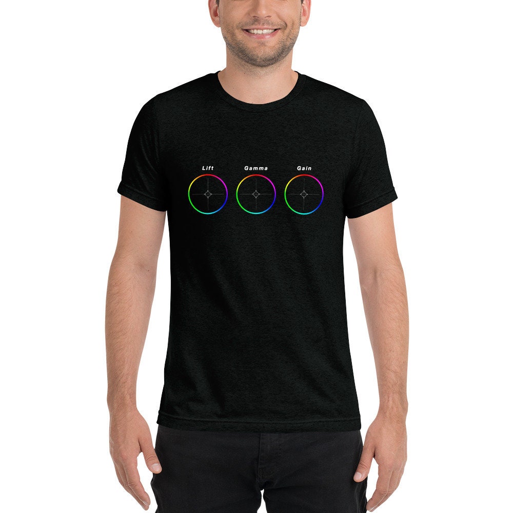 Gifts for Video Editors, Color Wheels T-shirt, Colorist Gift, Adobe ...