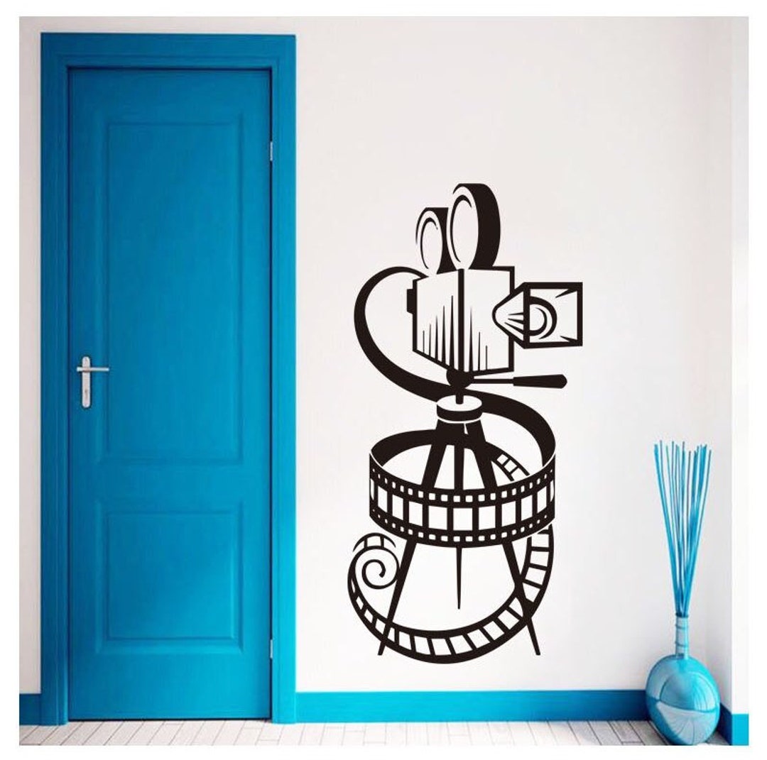 Cinema Wall Decal, Film Wall Sticker, Gifts for Film Students ...