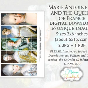 Printable Bookmarks Marie Antoinette and the Queens of France - Etsy