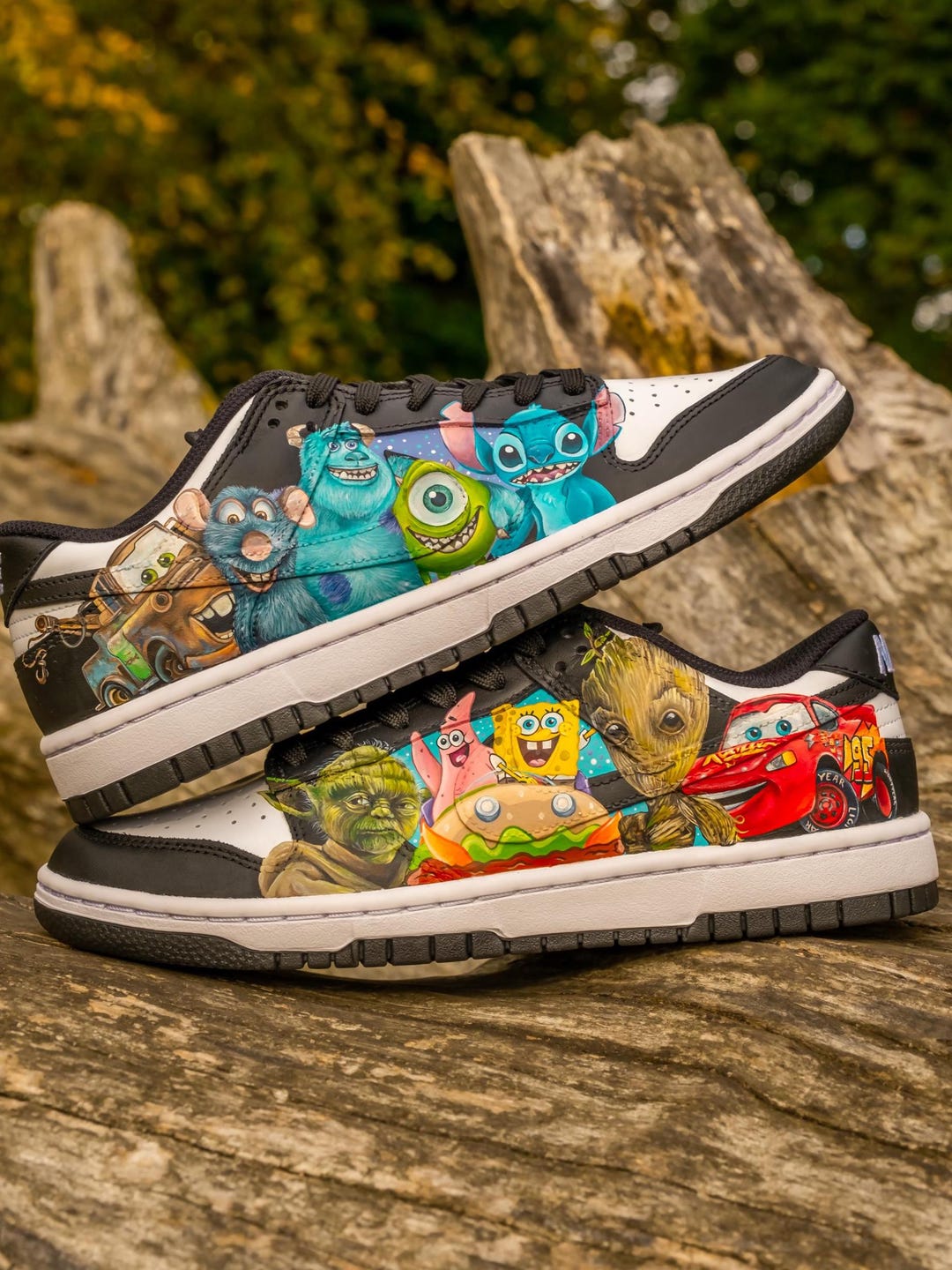 Custom Dunks Cartoon Characters - Etsy